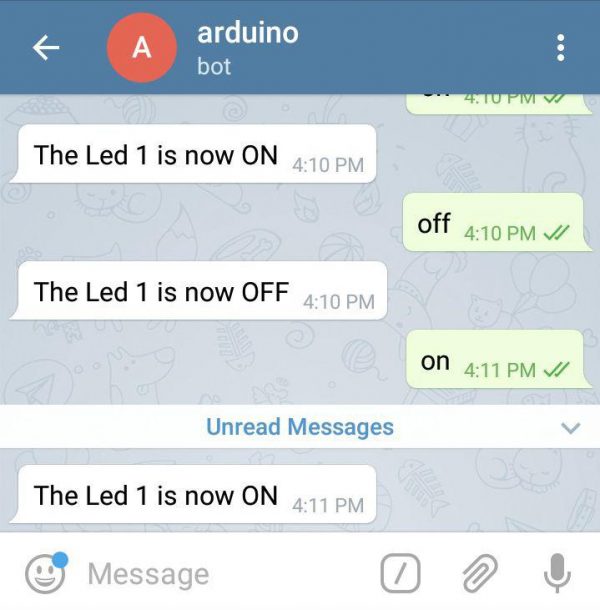 Arduino и Telegram — Урок 1 Arduino Ide бот Telegram The Robot